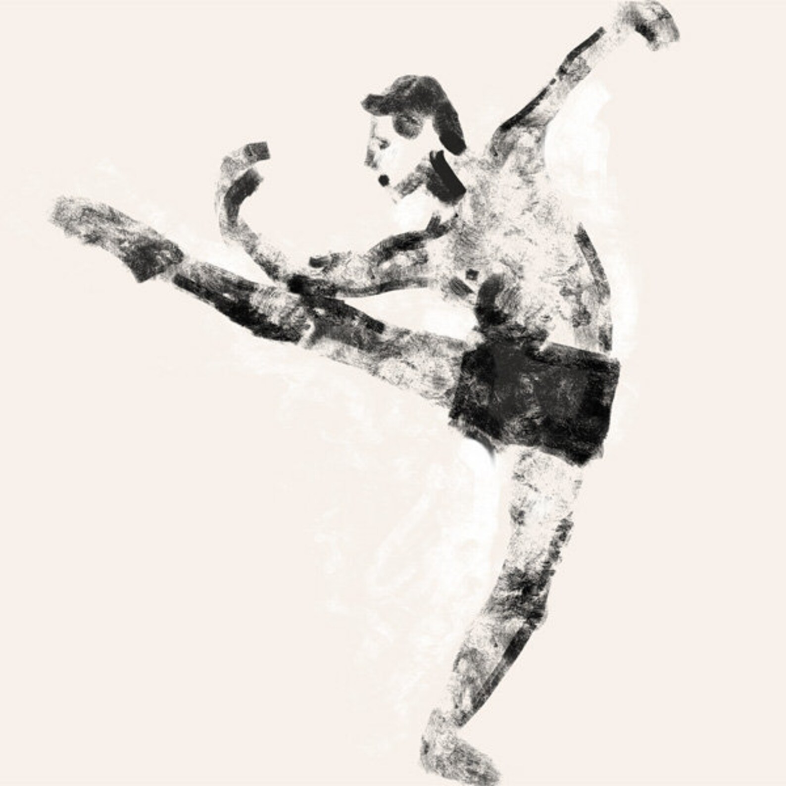 Figure Drawing,abstract Figure Wall Art, Abstract Decor, Contemporary ...