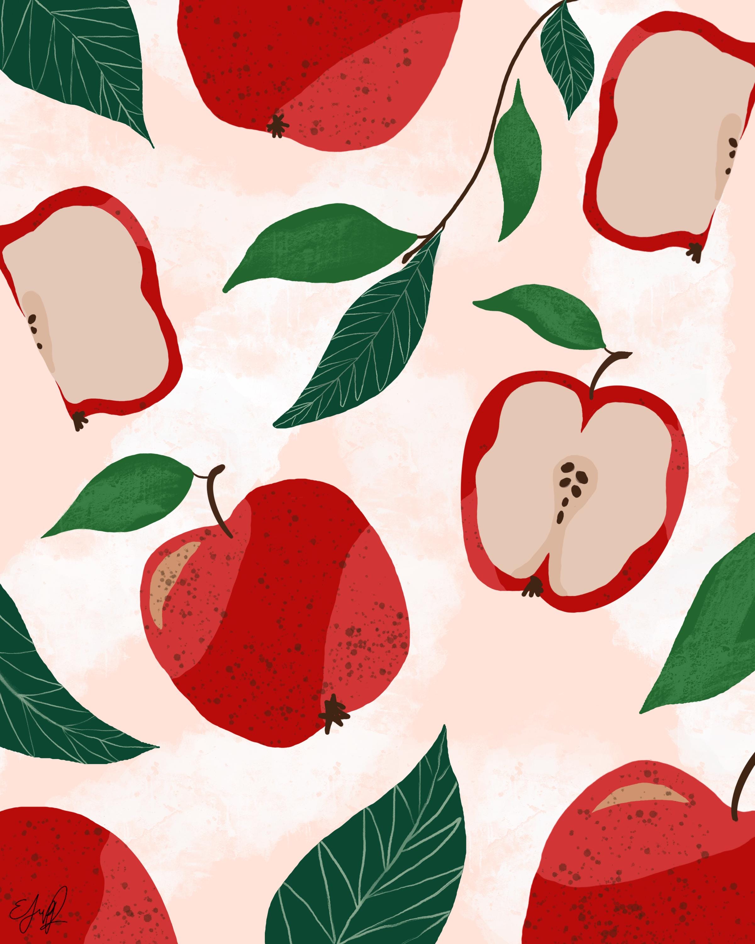 You’re the Apple of My Eye Digital Download Art Print - Etsy