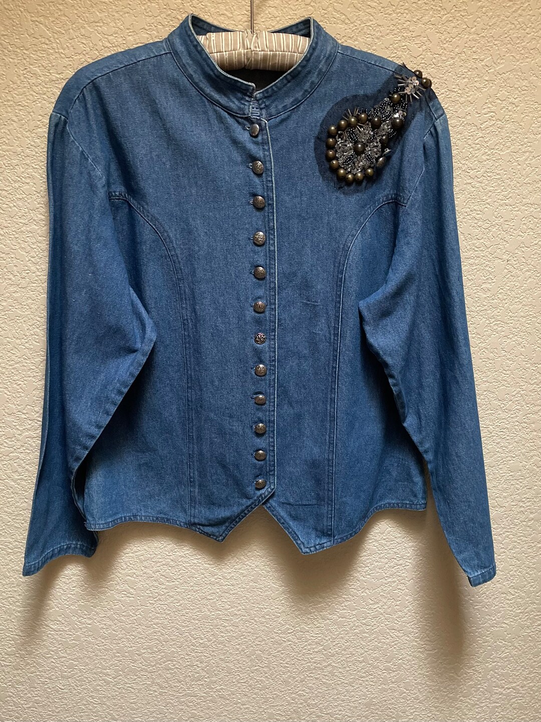 Denim Blue Ladies Jacket # J11 - Etsy