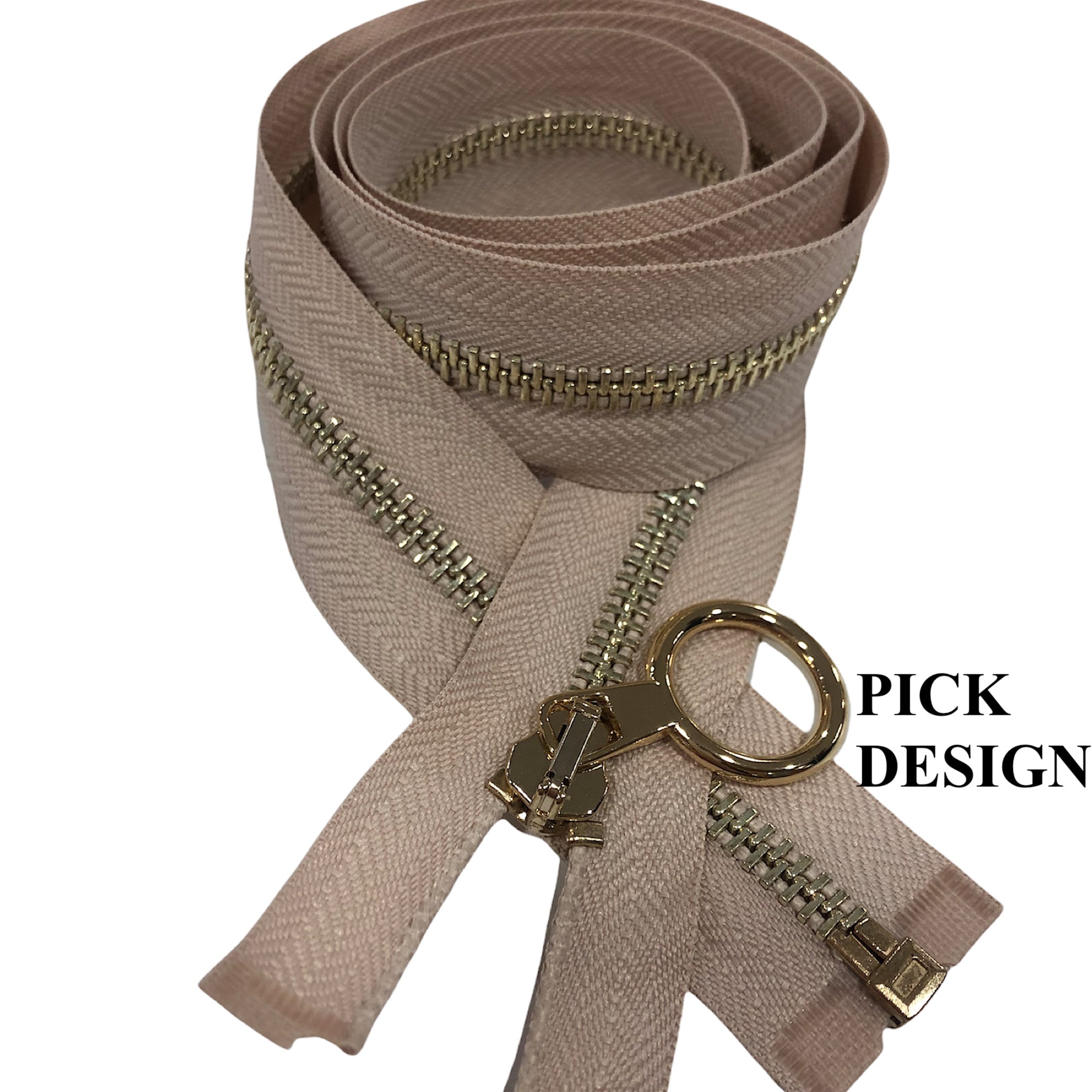 Hardware 26 Inch One Way Separating Medium-Weight Open-End Zipper #5 ...