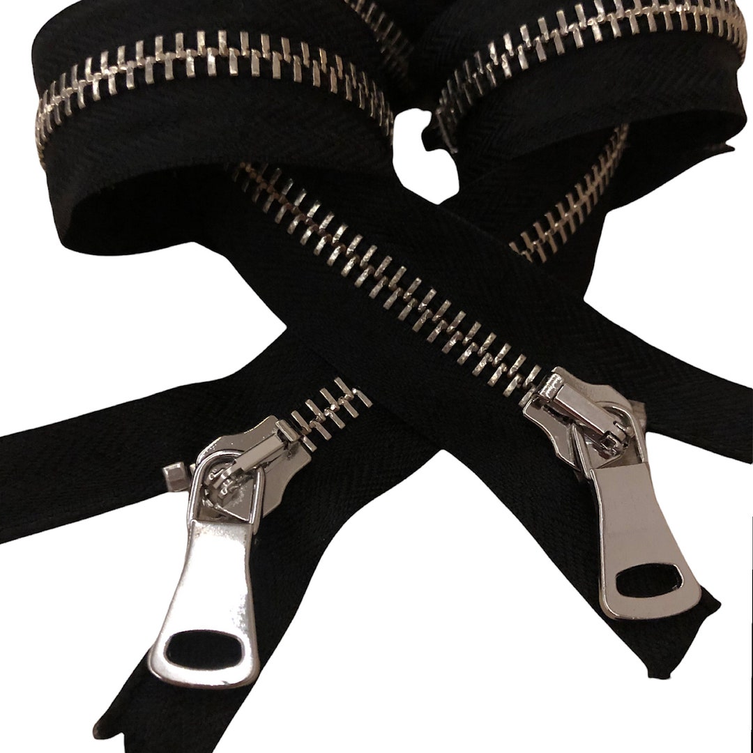 21 Inch Heavy Duty Two-way Separating Zipper: #8 Metal, 43 Colors - Etsy