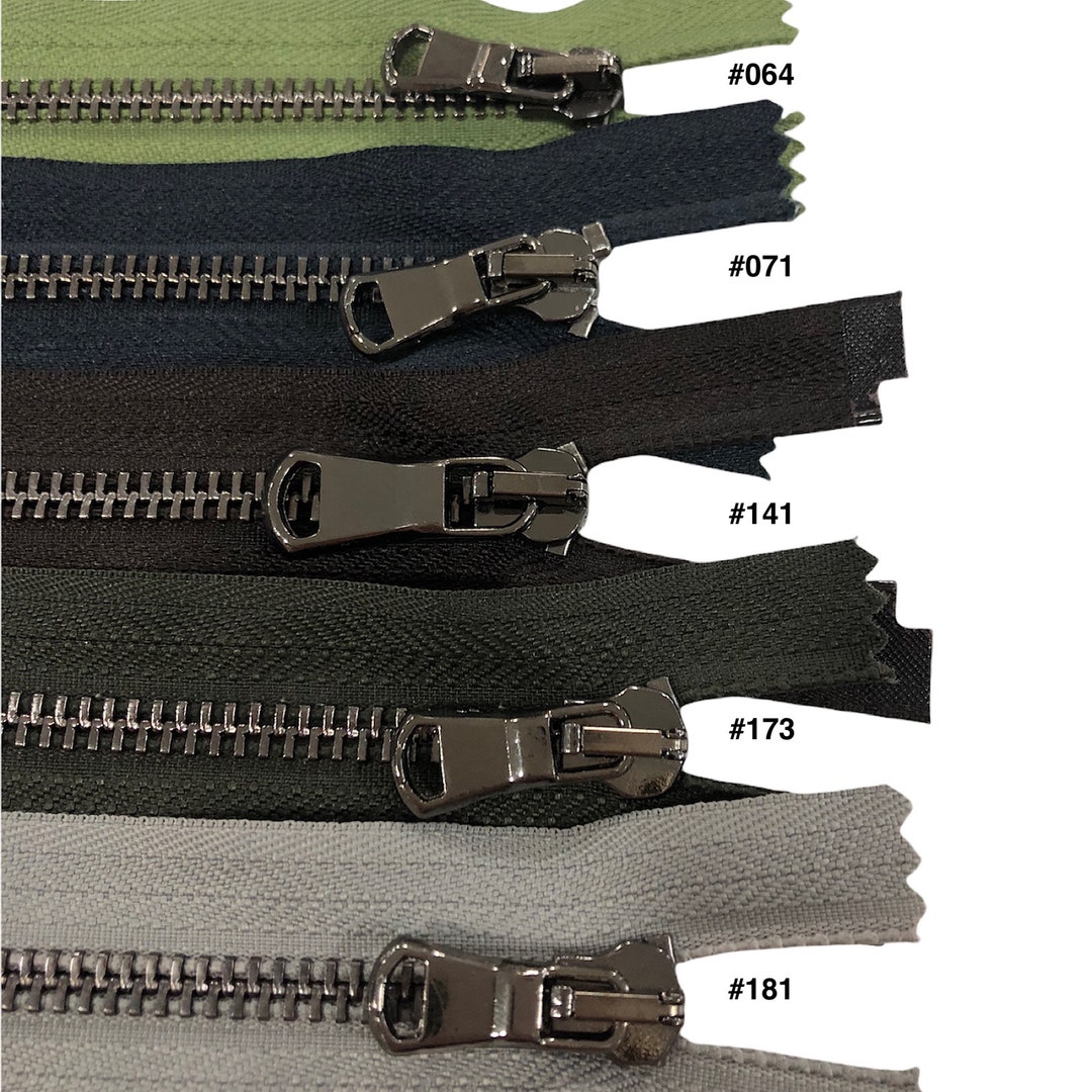 18" Two-way Separating Zipper: #5 Antique Brass, Nickel Finish - Etsy