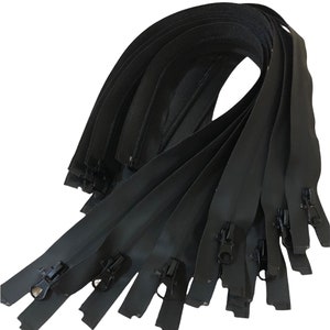 5 Inch Waterproof Zipper No.3 Closed End Zipper - 12 Cm - Etsy