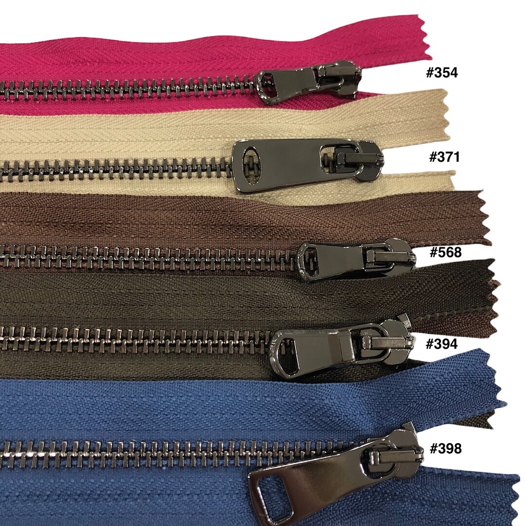 12 Inch 2-way #5 43 Colors Medium Weight Separating Zipper No 5 ...