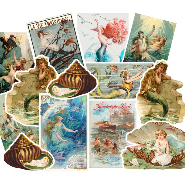 Victorian Mermaid - Etsy