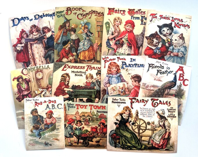 Antique Children's Book Sticker Pack Collection 2. - Etsy