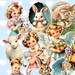 Cute Vintage Easter Sticker Pack Retro 1950's Style Kitsch Stickers ...