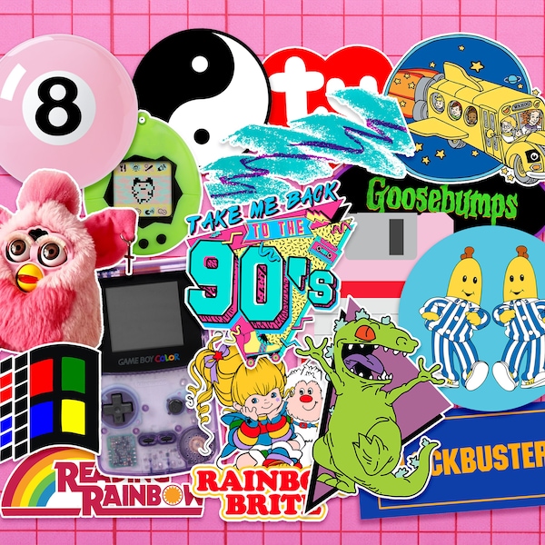 90s Stickers - Etsy