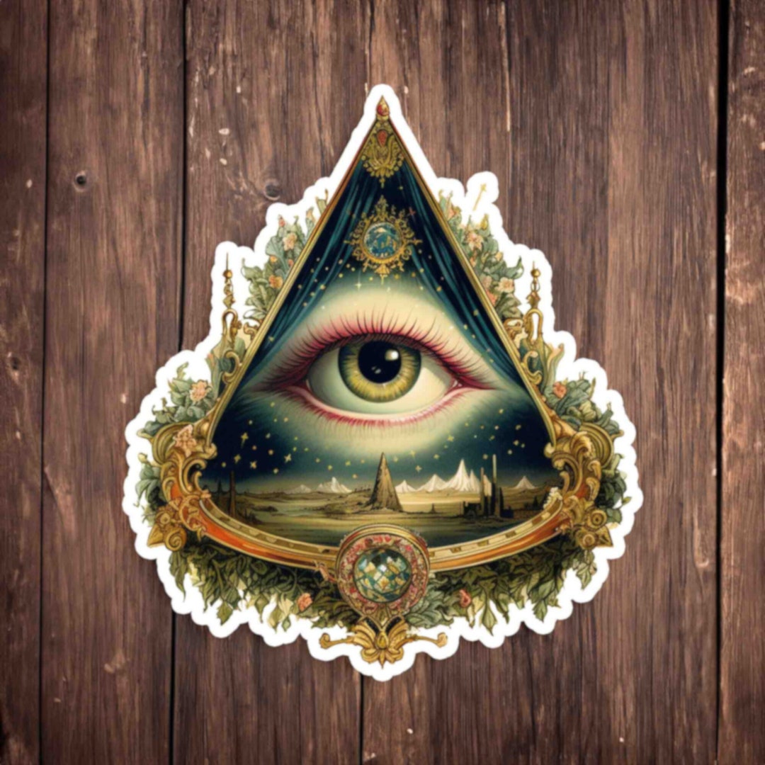 All Seeing Eye Vinyl 3 Sticker Celestial Sticker Spiritual Stickers ...
