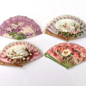 Victorian Fan Stickers Pack. Vintage Stickers, Handmade Journal ...