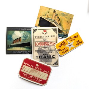 Vintage Titanic Sticker Pack 16 Stickers Junk Journal - Etsy UK