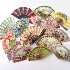 Victorian Fan Stickers Pack. Vintage Stickers, Handmade Journal ...