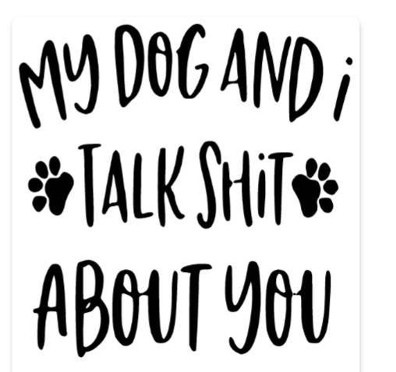 Dog Themed Vinyl Decals - Etsy