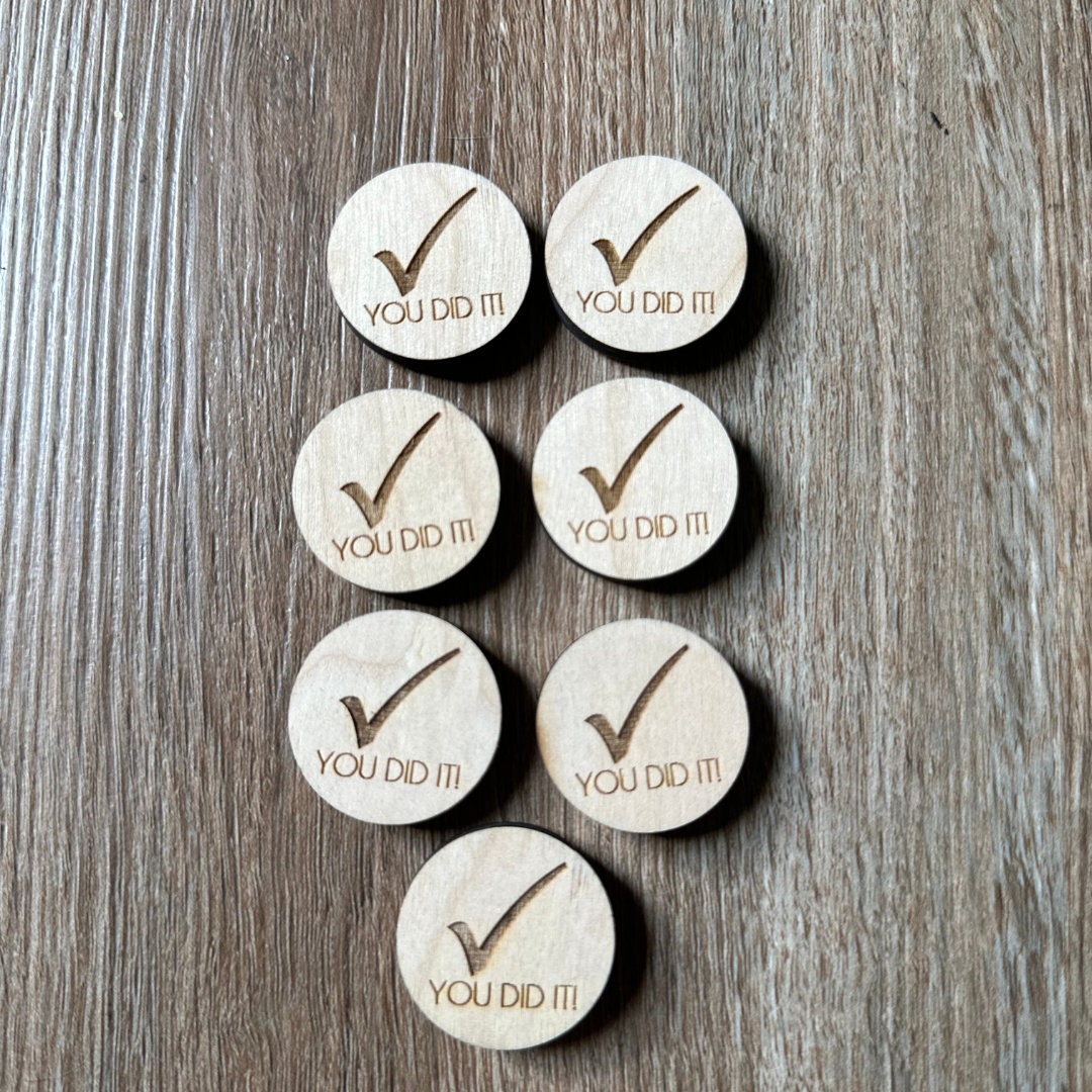 Tokens for Chore Charts for Kids Extra Personalized Tokens - Etsy