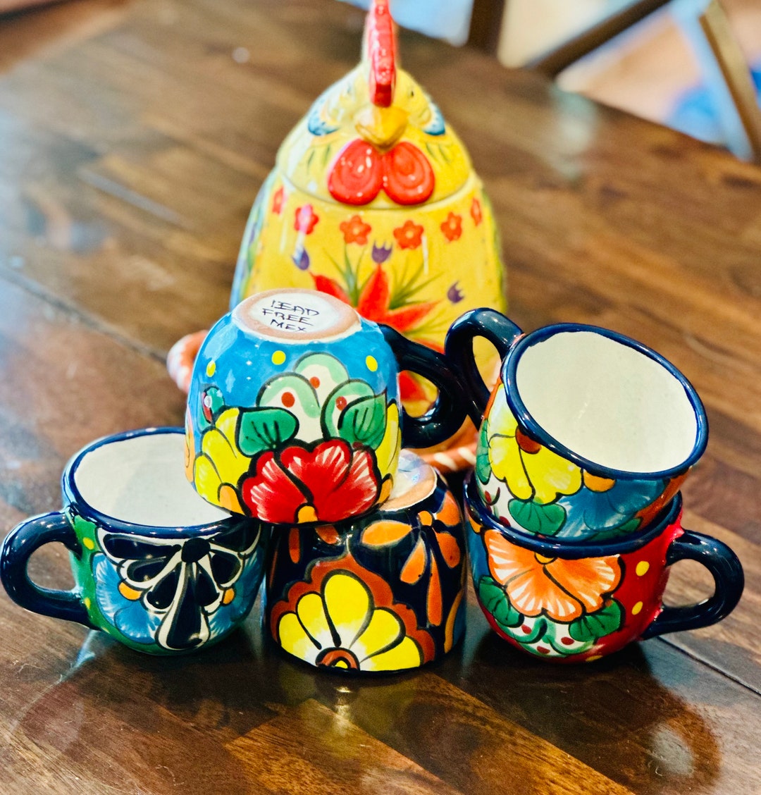 Mexican Talavera Ceramic Handmade Coffee, Tea, Hot Chocolate Cup/mug - Etsy