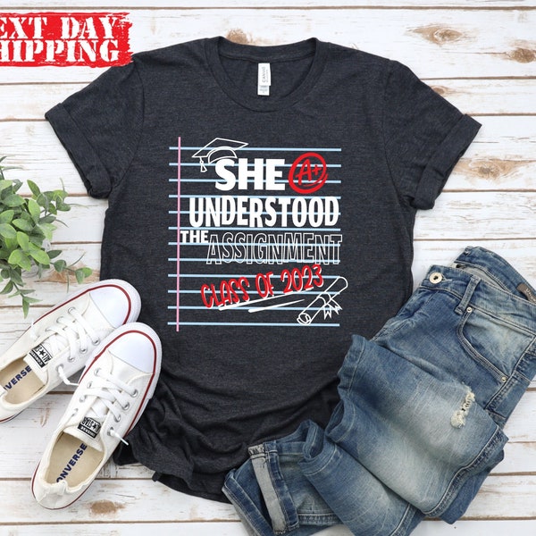 She Understood the Assignment Class of 2023 Svg - Etsy