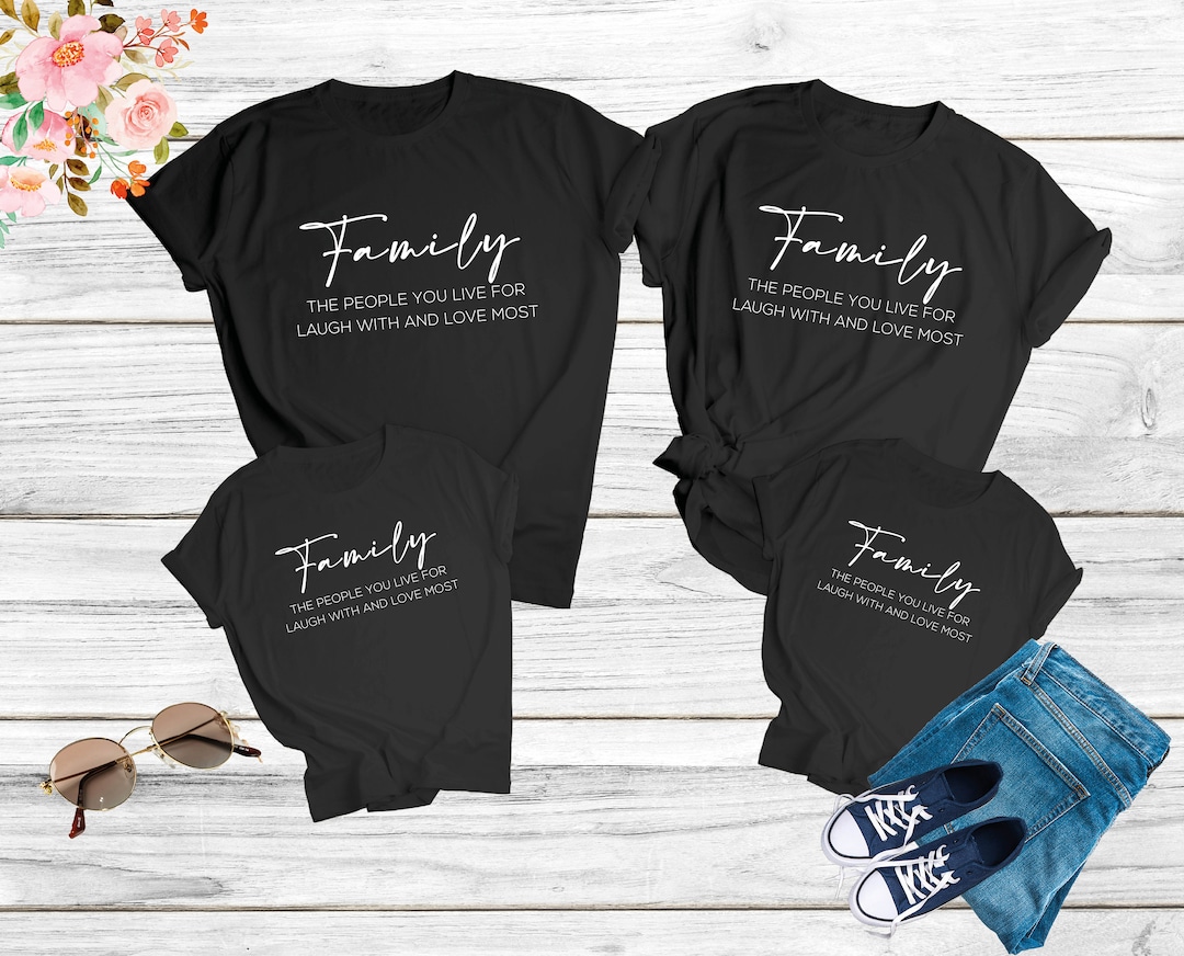 Family Shirt Set Funny Family Matching Shirt Dad Mom and - Etsy