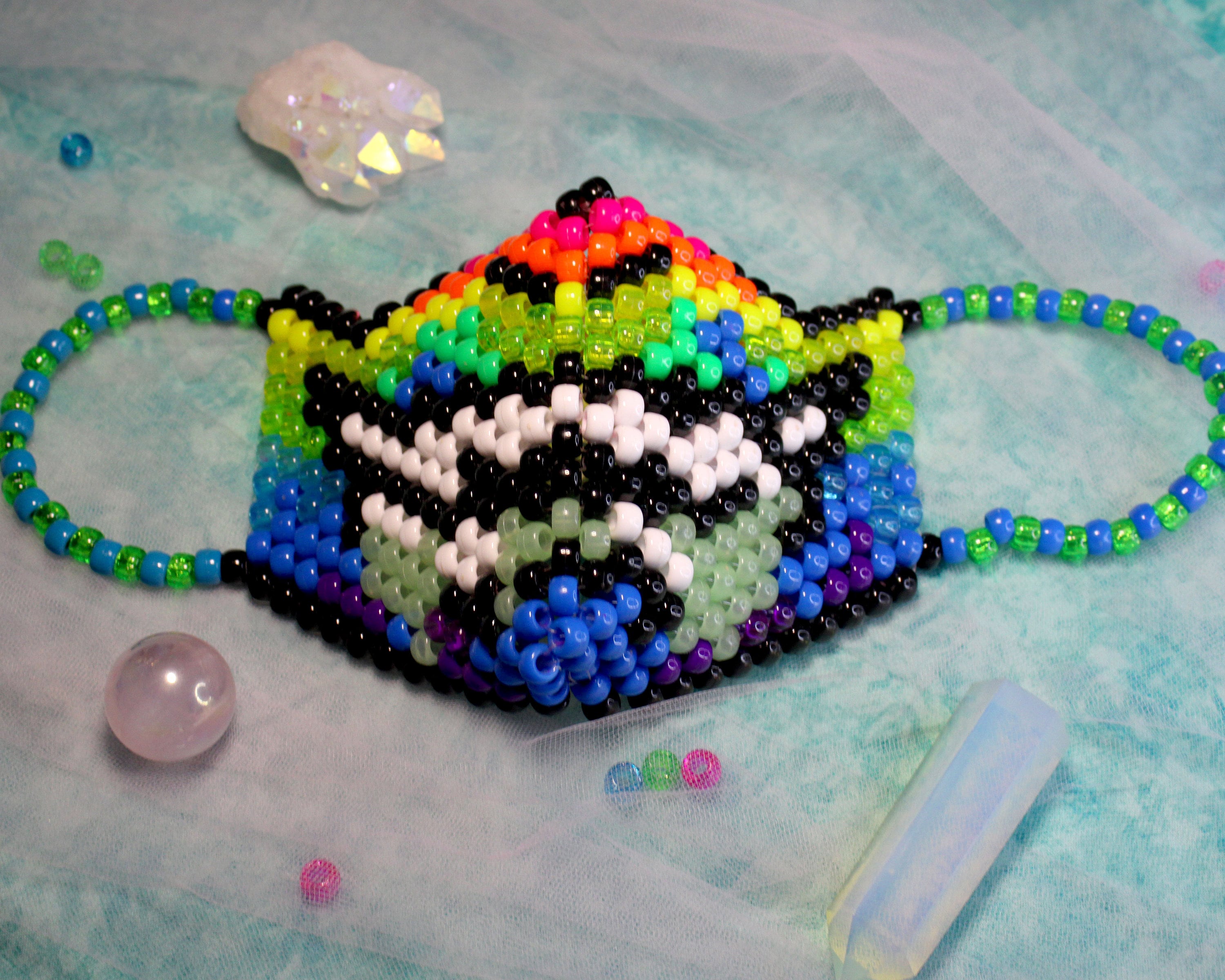Kandi Mask Patterns Glow In The Dark