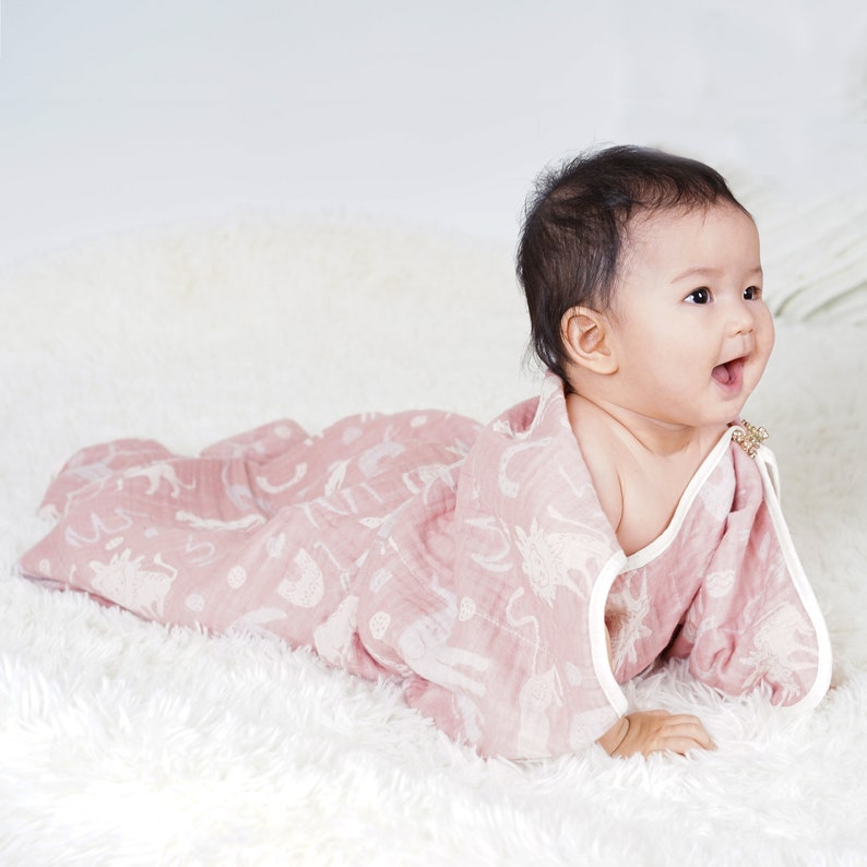 Muslin Jacquard Bamboo Lining Baby and Toddler Blanket 3 - Etsy