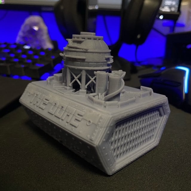 Rust Dome Monument Prop, 3D Printed Art Fan - Etsy