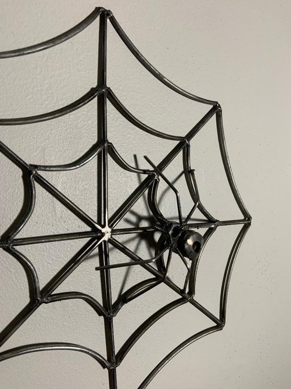 Metal Spider Web Art