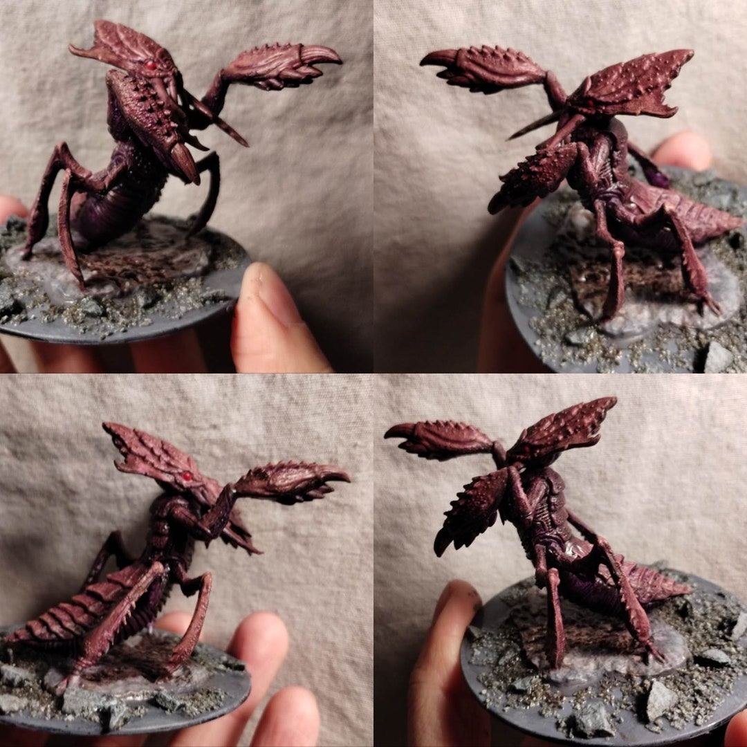 MINIATURE Acid Spitter Ankheg hand Painted DND , Wizkids, Dungeons ...