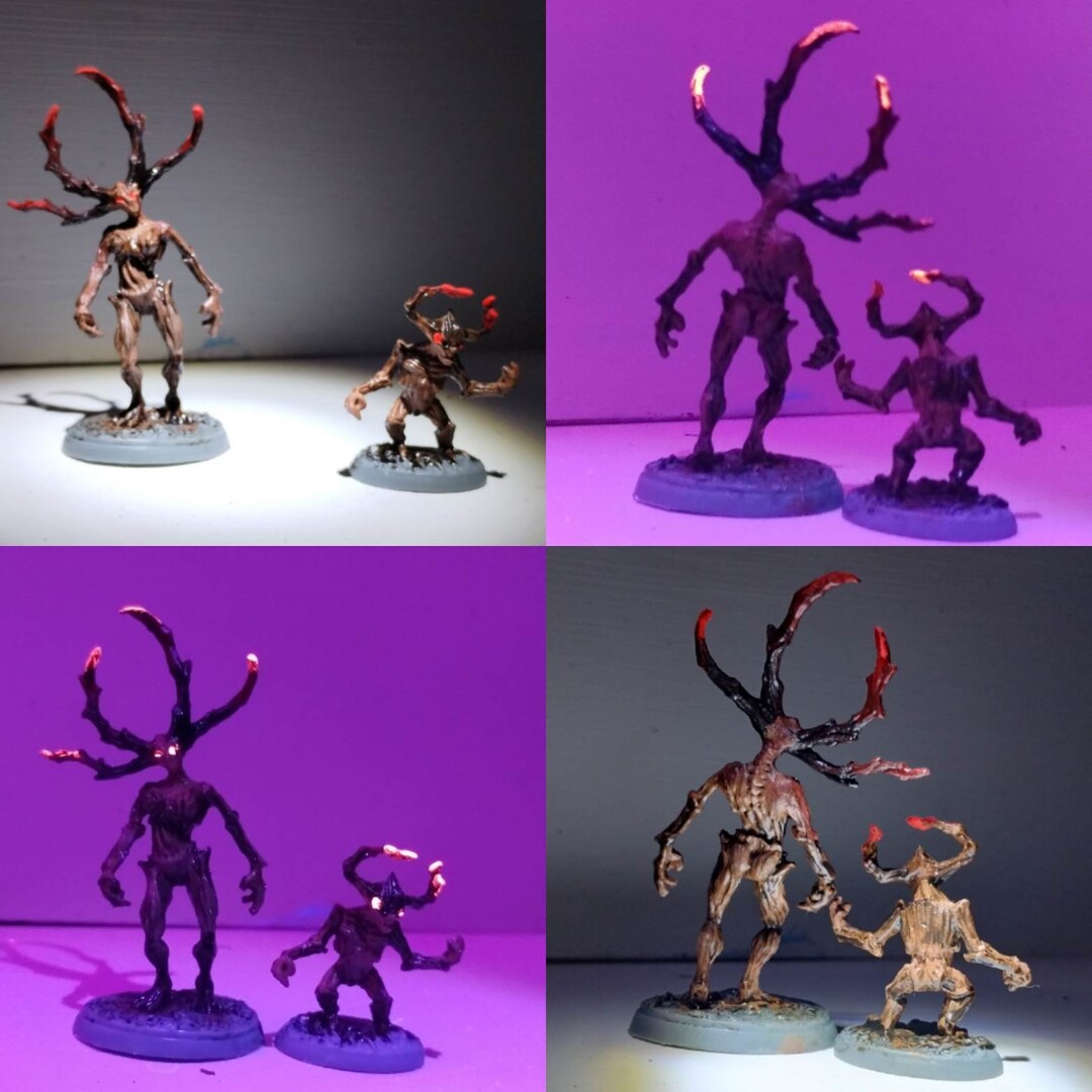 MINIATURE Humanoid Demi-demons Duo hand Painted Dnd, Dungeons and ...