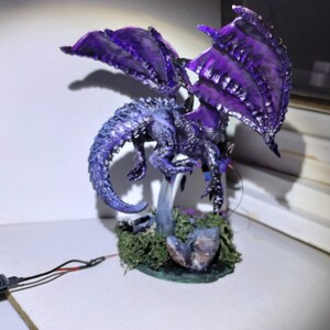 Hand Painted Lightning Dragon Miniature | Dungeons and Dragons ...