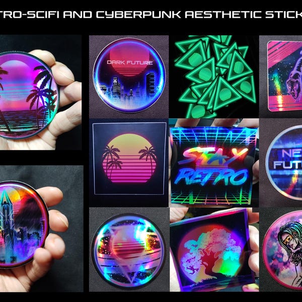 Vaporwave Sticker - Etsy