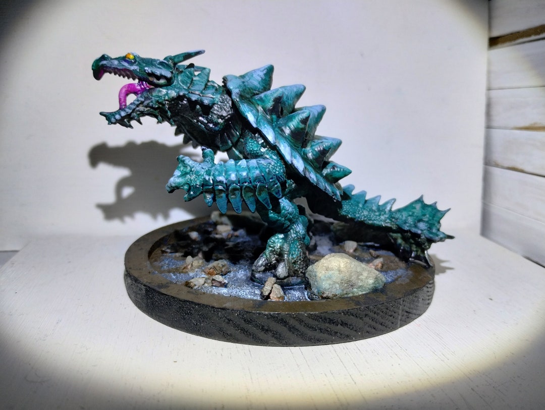 Hand Painteddragon Turtle Miniature | Dungeons and Dragons , Pathfinder ...