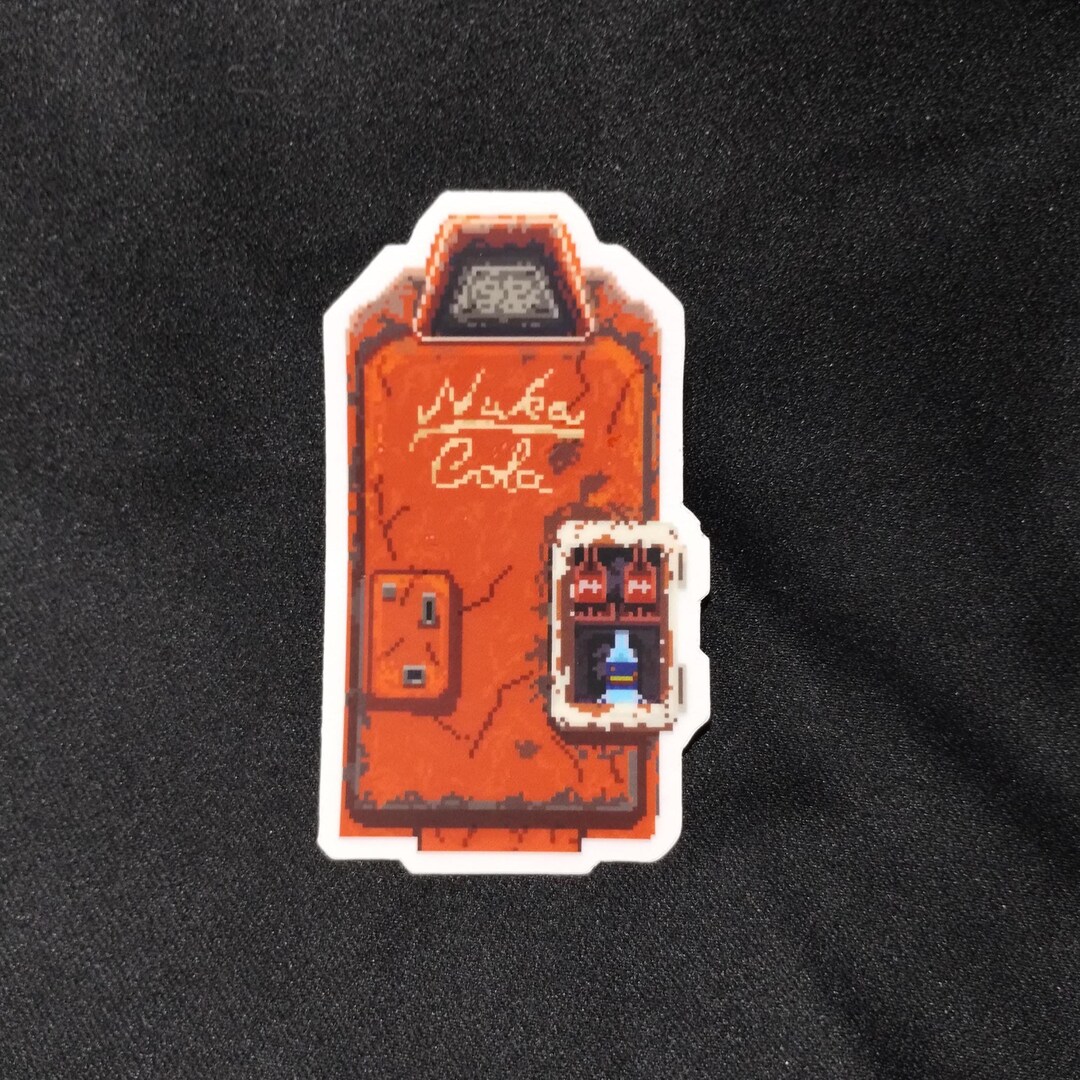 Fallout Nuka Cola Vending Sticker Gaming Stickers , Fallout Tv , Bottle ...