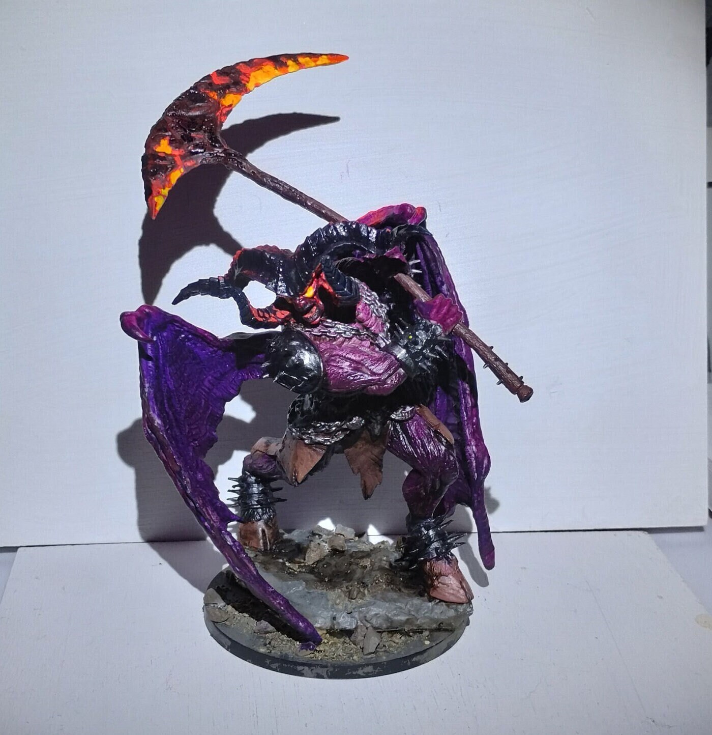 Hand Painted Demon Knight Demon | Dungeons & Dragons | Pathfinder ...