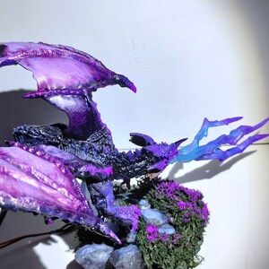 Hand Painted Lightning Dragon Miniature | Dungeons and Dragons ...