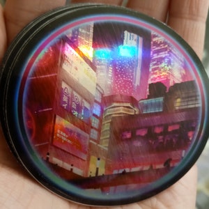 CYBERPUNK high Tech Low Life Holographic Sticker - Etsy