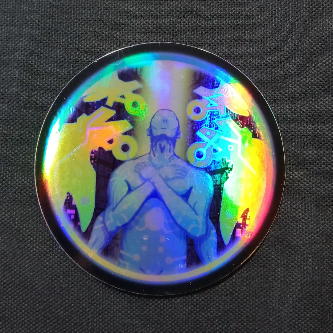 Holographic AI Sticker | Blade Runner | Vaporwave | Retro Futurism ...