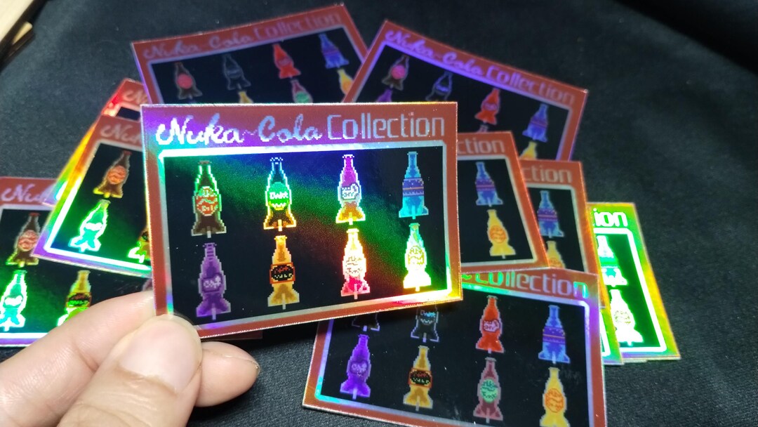 Fallout Nuka Cola Collection Kit Sticker Pixel Art , Fallout Tv , Water ...