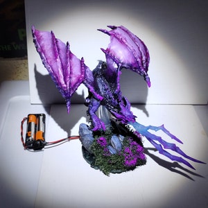 Hand Painted Lightning Dragon Miniature | Dungeons and Dragons ...