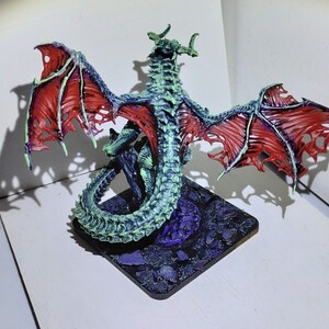 Hand Painted Draculus Dragon Miniature - Dungeons & Dragons ...