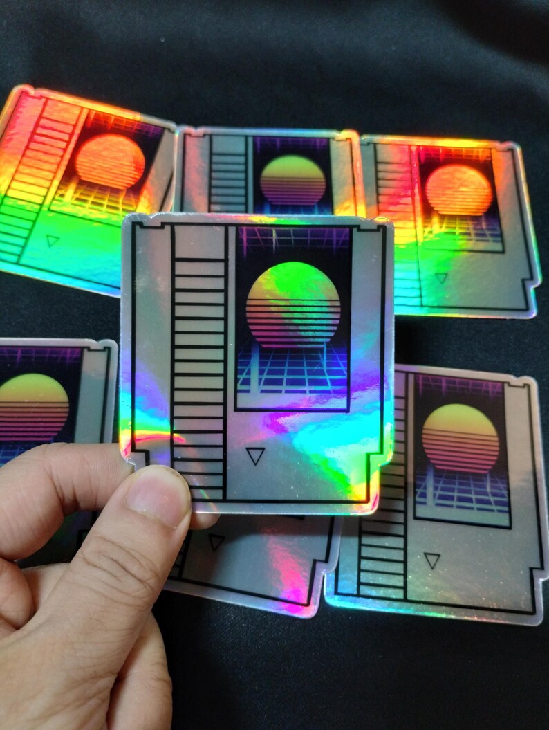 Retro NES Sticker | Vaporwave Aesthetic | Retro 80s | Gaming | Water ...
