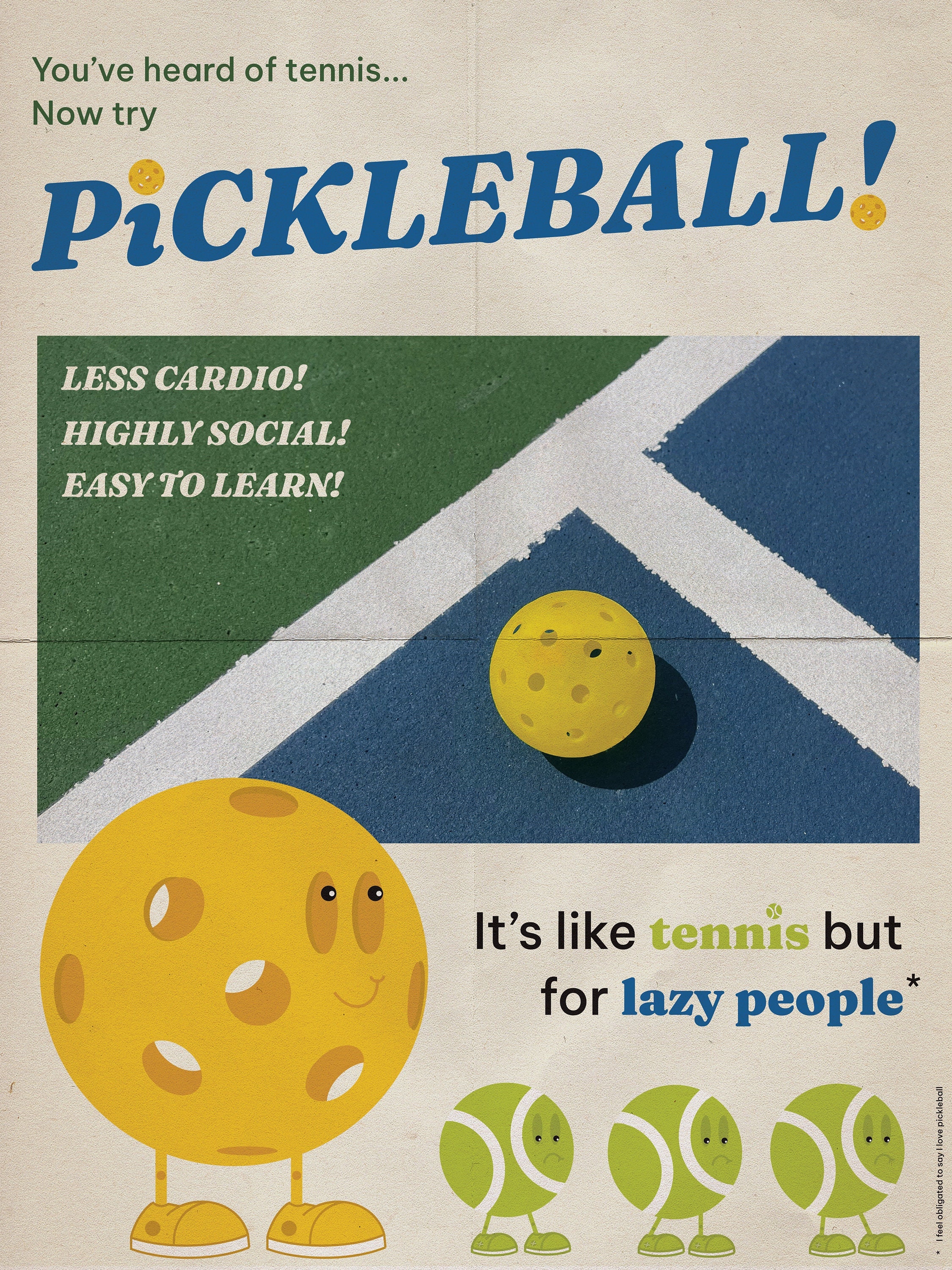 Pickle Ball Poster Download - Etsy