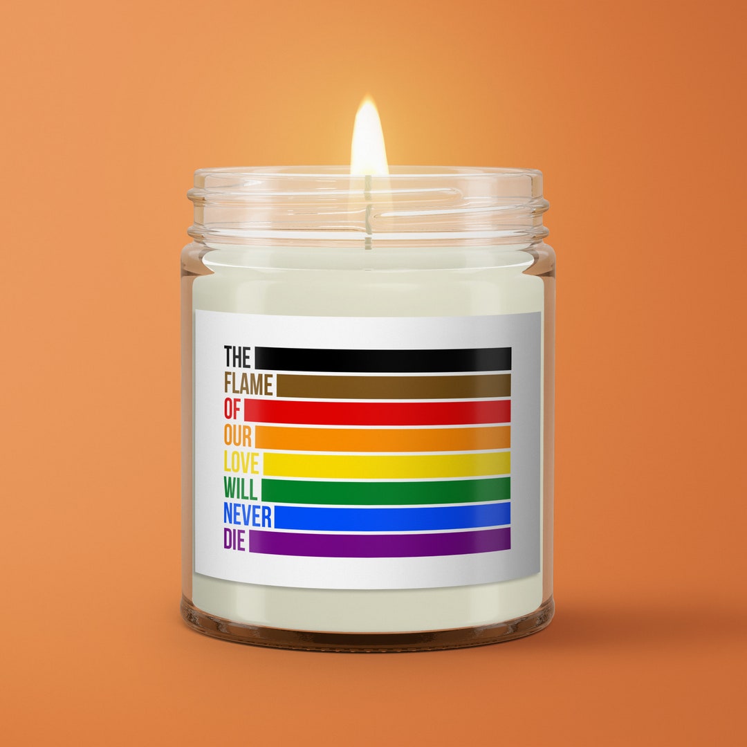 LGBT Pride Gift, Gay Pride Candle, Lesbian Girlfriend Valentine Gift ...