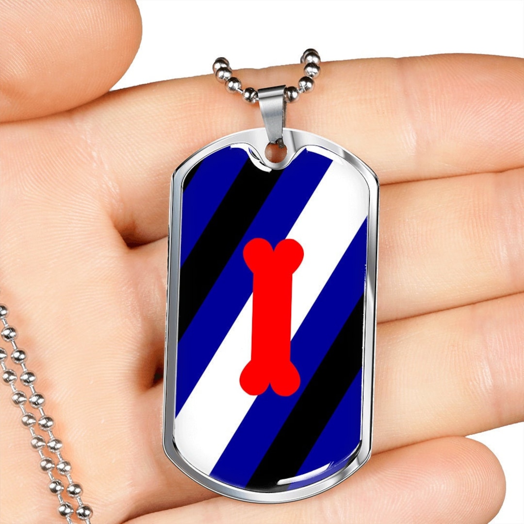 Puppy Play Pride Flag Personalized Dog Tag Necklace, Identity Pride ...