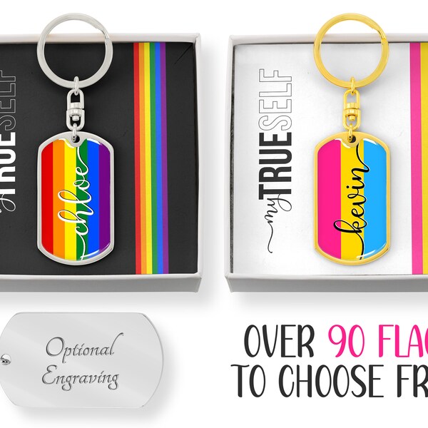 Flag Keychain - Etsy