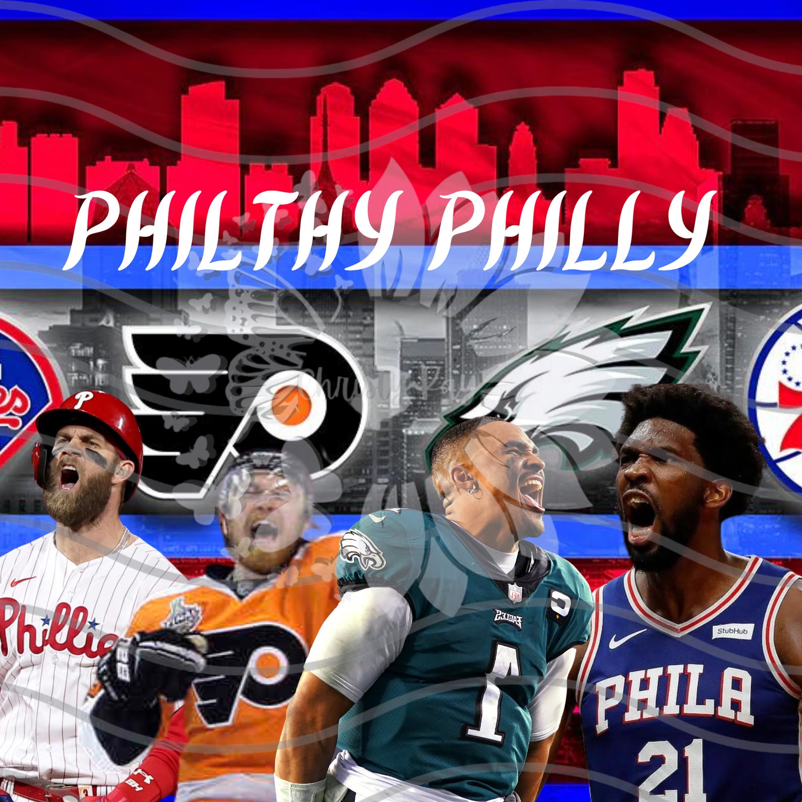 Png Philadelphia Sports Collage - Etsy