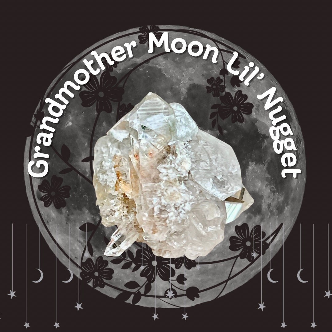 7.1g lil Nugget Grandmother Moon Burr Cluster Nugget W/ Isis, Dow ...