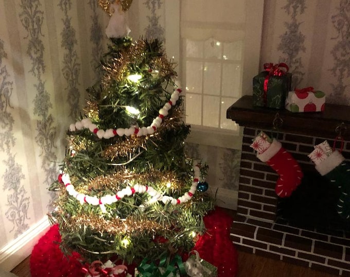 Popcorn String for Your 1:12 Scale Dollhouse Christmas Tree! so Much ...