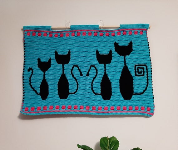 Atomic Felines Mosaic Crochet Bundle Written and Chart - Etsy