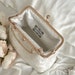 Ivory Jacquard Celestine Bag - Handmade Clasp Bag - Bridal Gifts ...