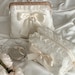 Ivory Jacquard Celestine Bag - Handmade Clasp Bag - Bridal Gifts ...