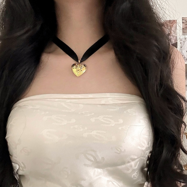 Ribbon Tie Necklace - Etsy